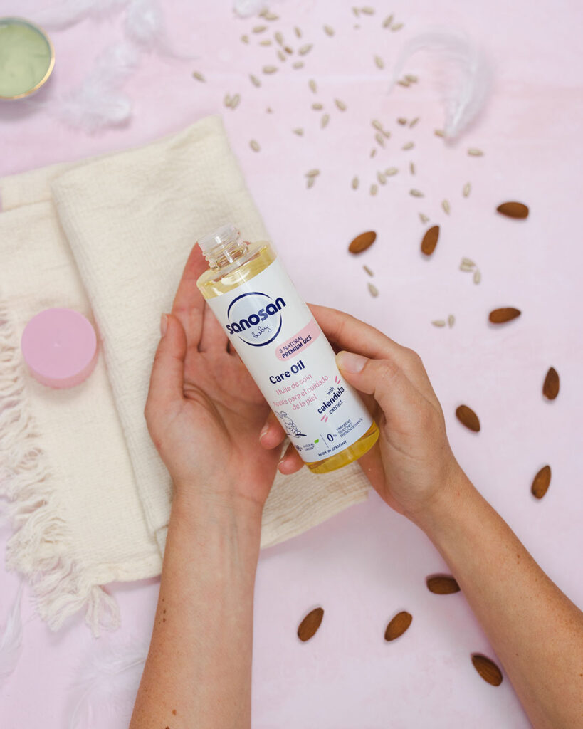 sanosan Baby Care Oil – ideal for massaging - Sanosan Egypt