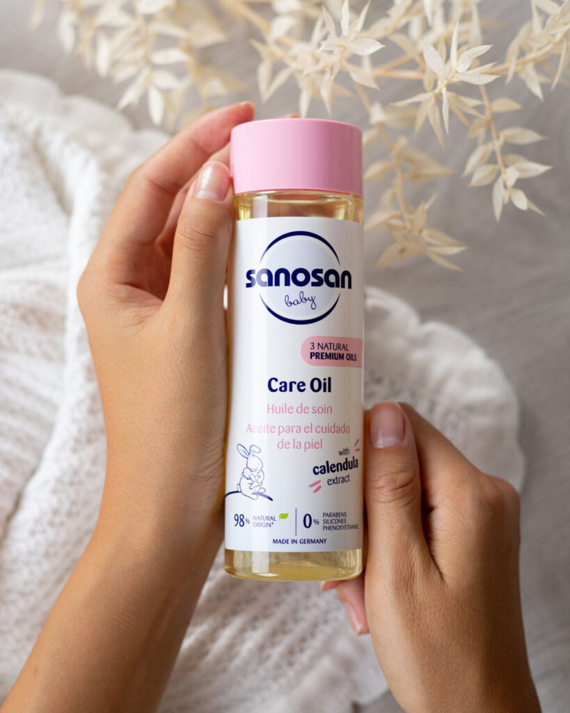 sanosan Baby Care Oil – ideal for massaging - Sanosan Egypt